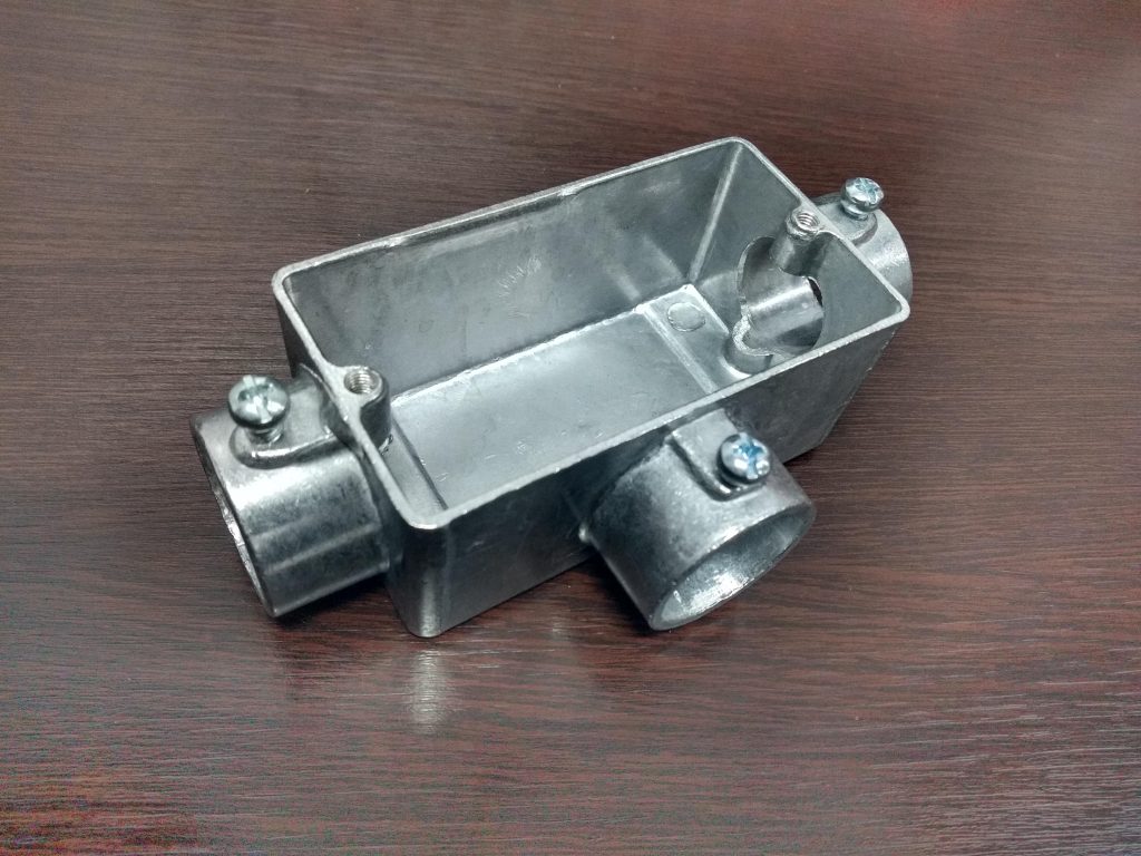 Condulete Tipo T Alumínio s/ rosca - Lampião